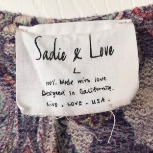 Sadie & Love | Sweaters | Sadie Love Designed With Love In California ...